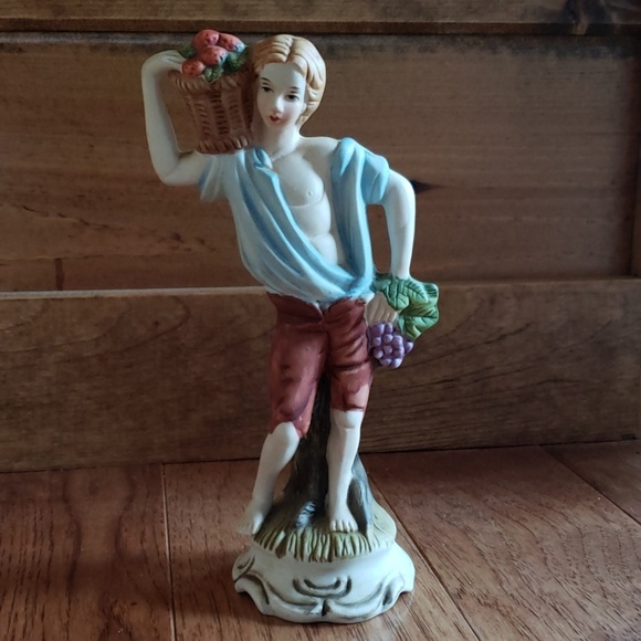 Accents | Bisque Man Figurine | Poshmark